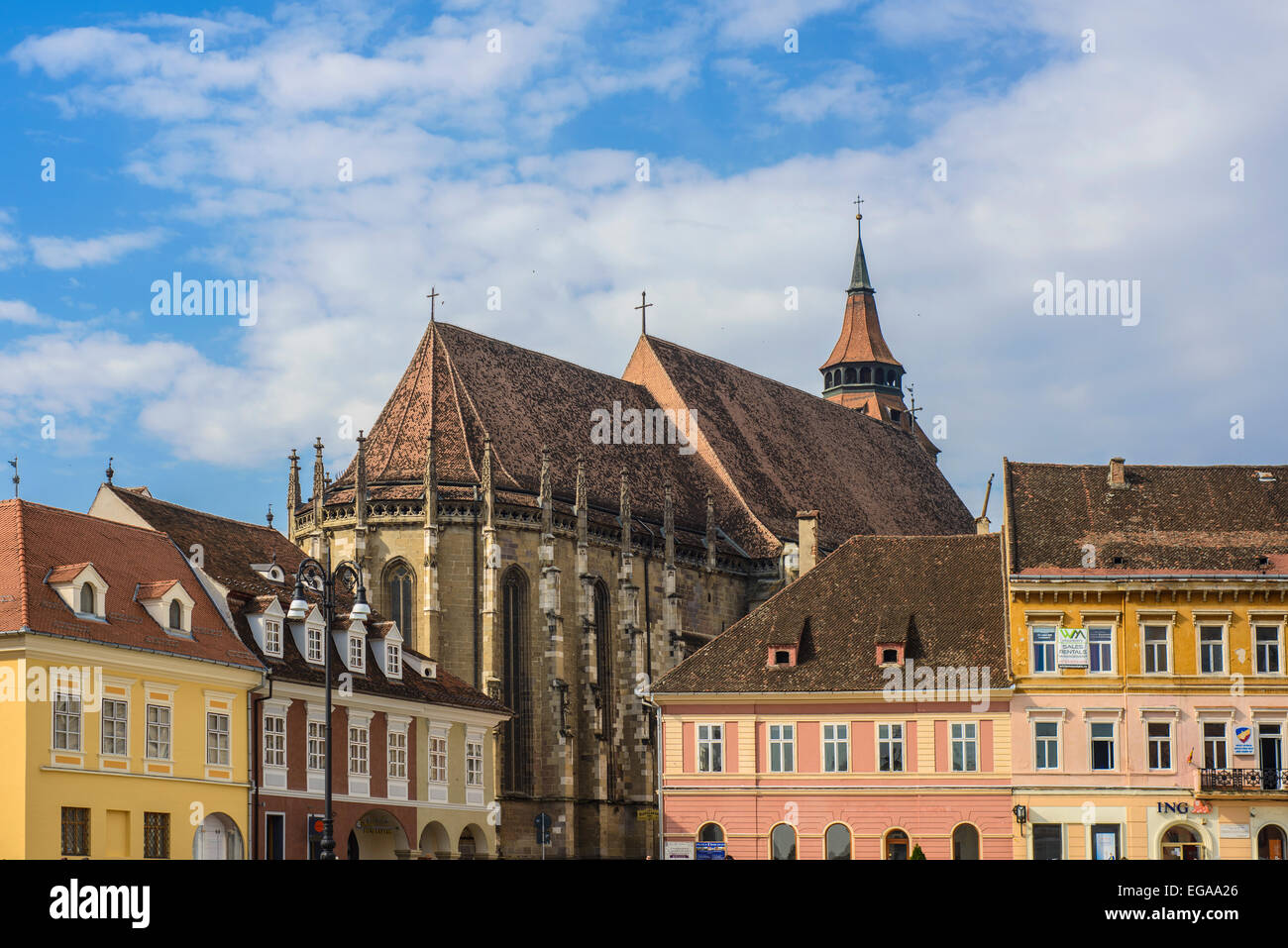 main square in Brasov,Romania Stock Photo - Alamy
