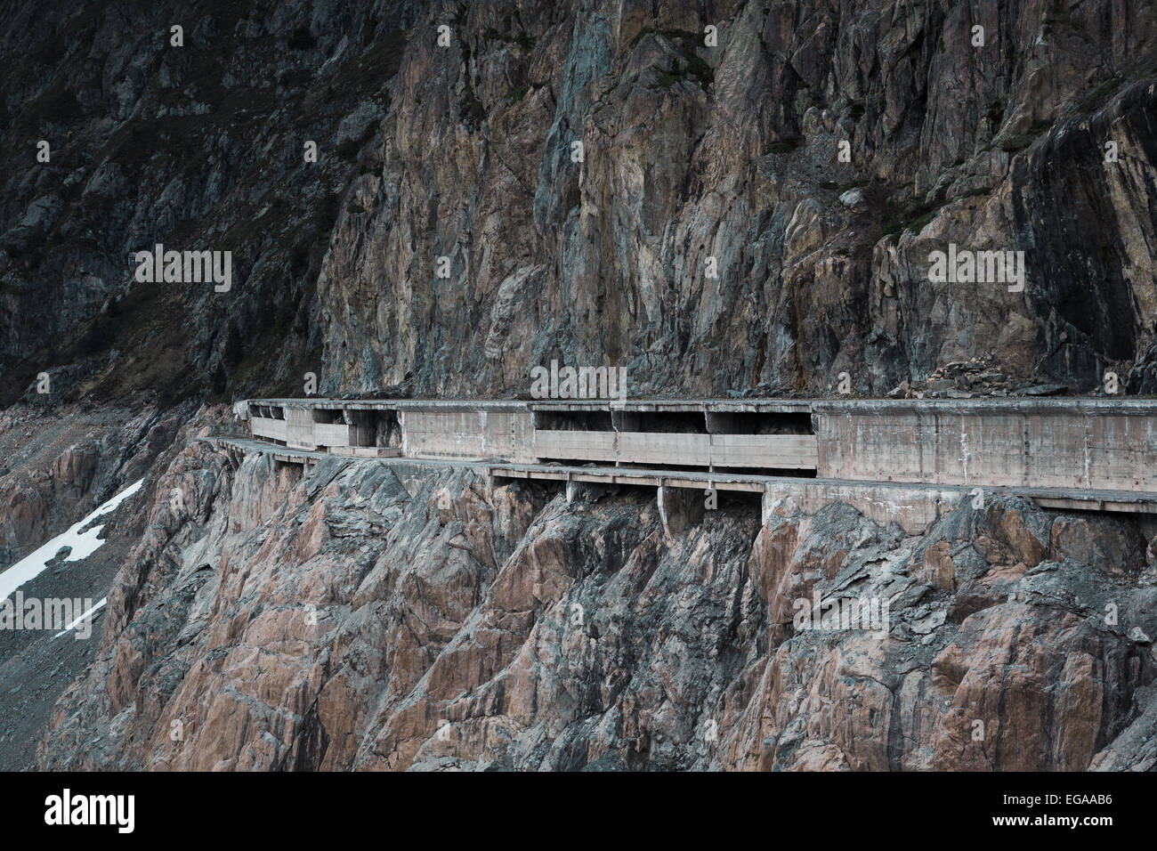 Avalanche snow shed hi-res stock photography and images - Alamy