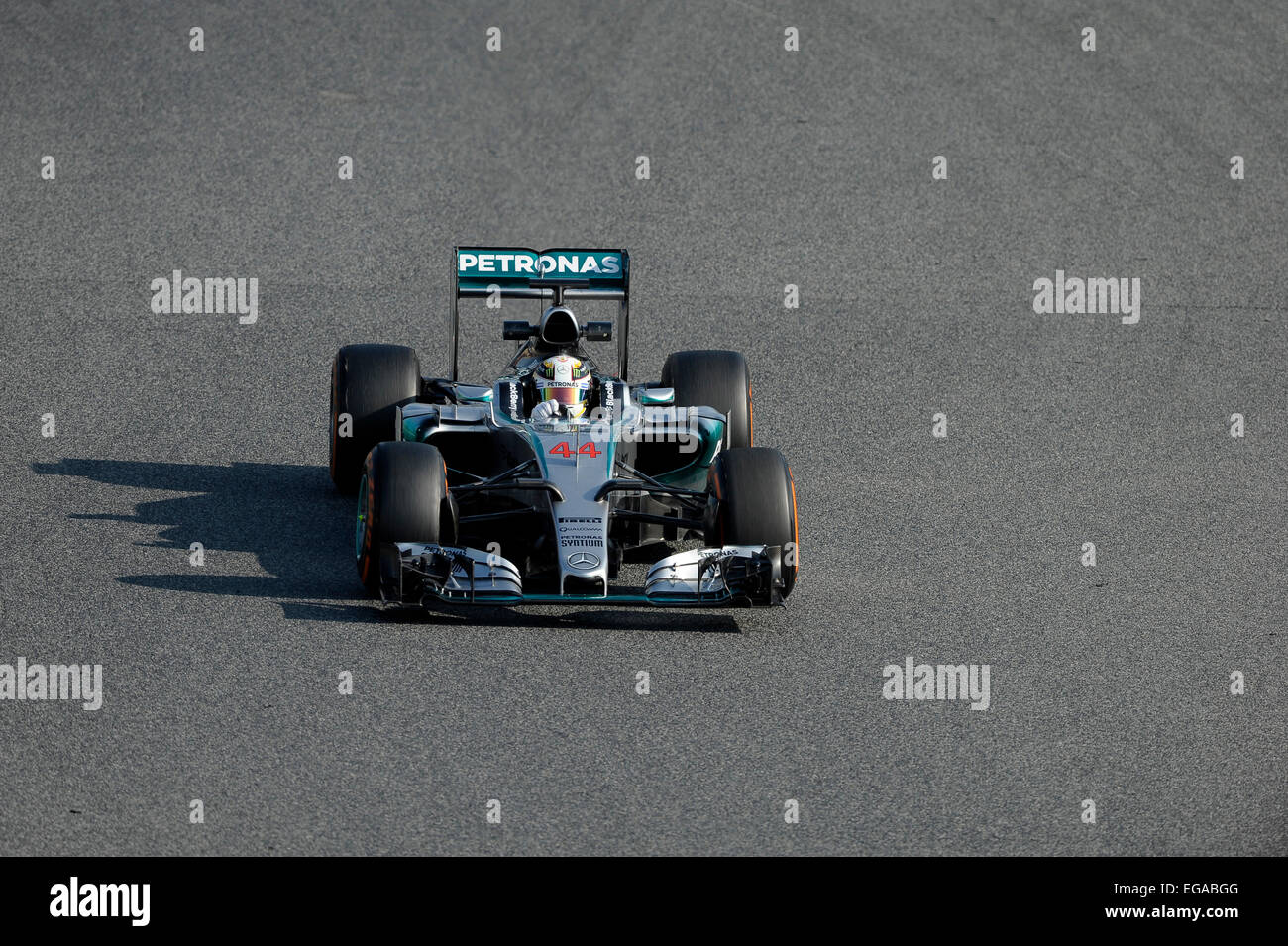 Barcelona, Spain. 20th February, 2015. Circuit de Catalunya racetrack ...