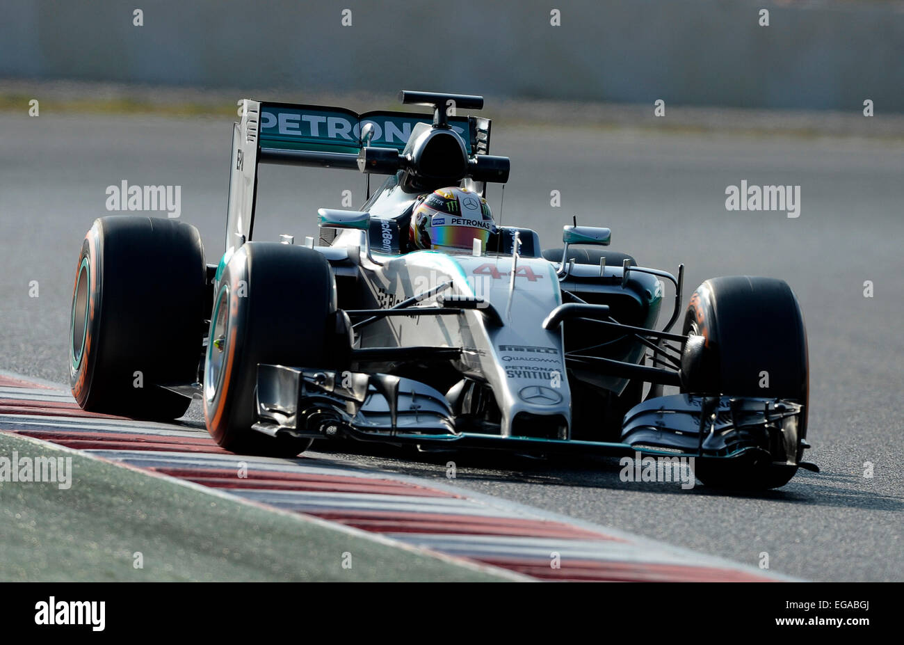 Barcelona, Spain. 20th February, 2015. Circuit de Catalunya racetrack ...