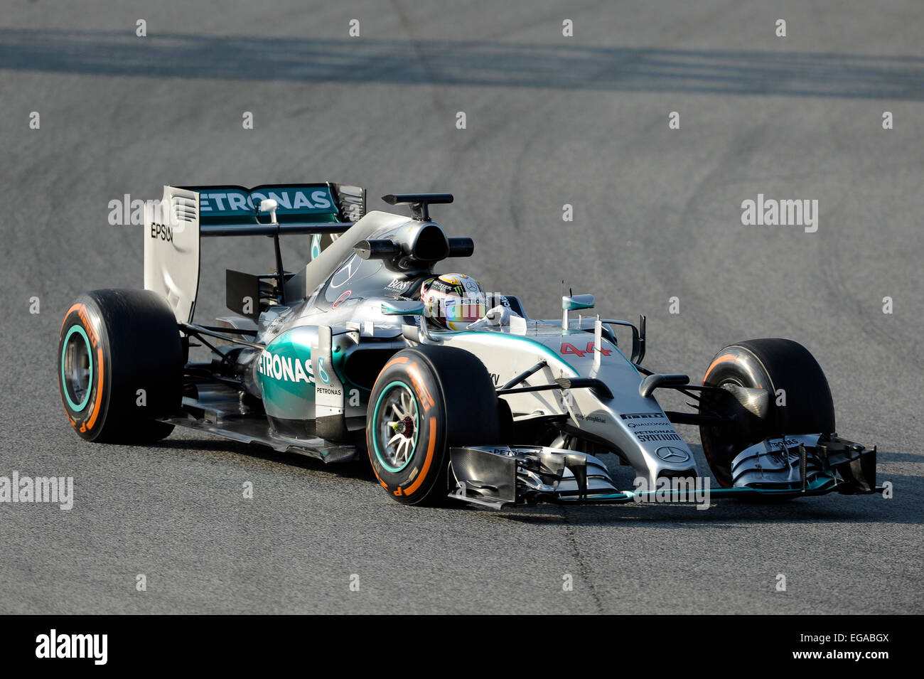 Barcelona, Spain. 20th February, 2015. Circuit de Catalunya racetrack ...