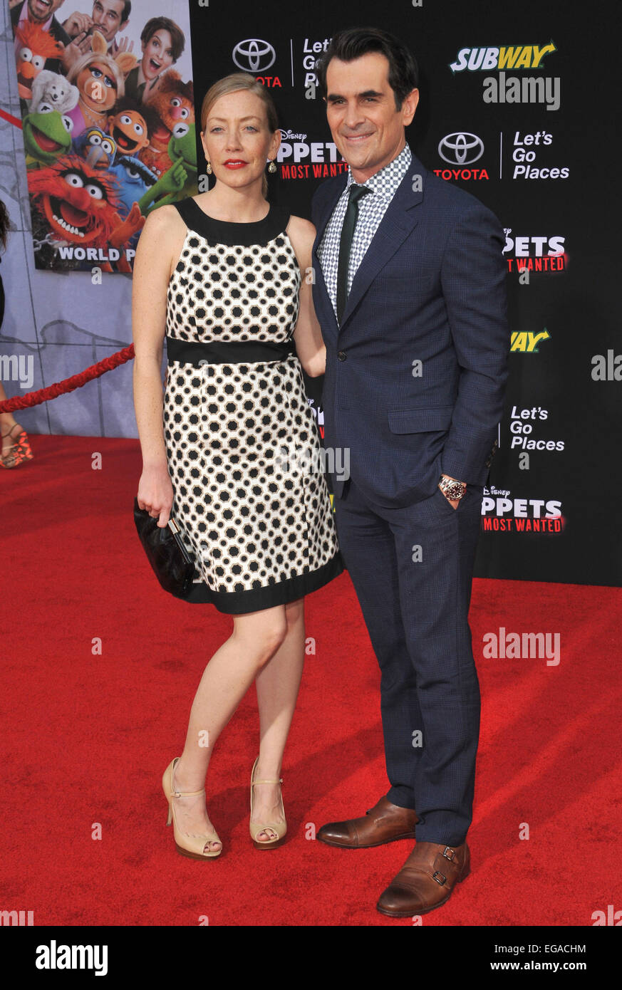 LOS ANGELES, CA - MARCH 11, 2014: Ty Burrell at the world premiere of ...
