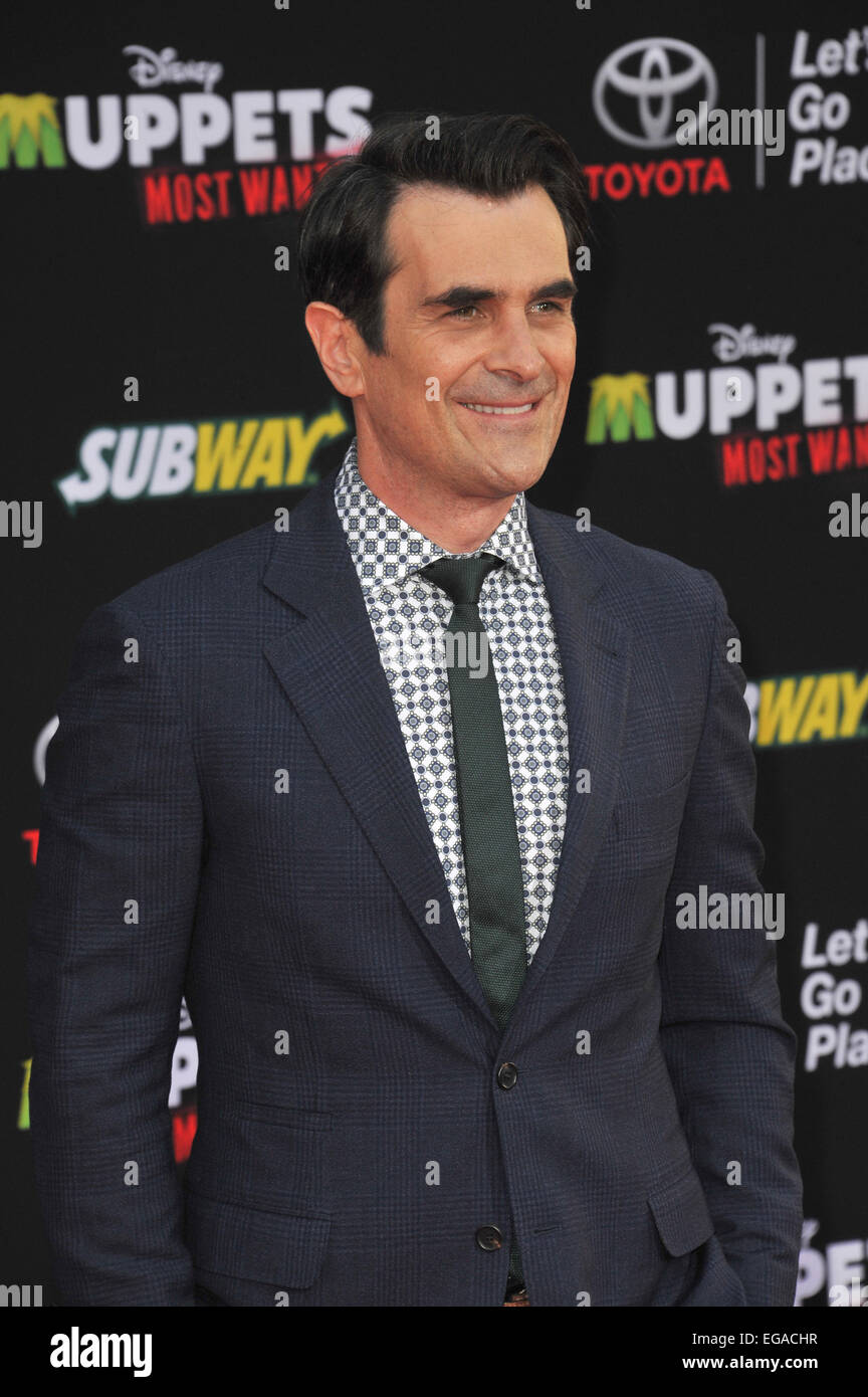 LOS ANGELES, CA - MARCH 11, 2014: Ty Burrell at the world premiere of his movie Disney's ...