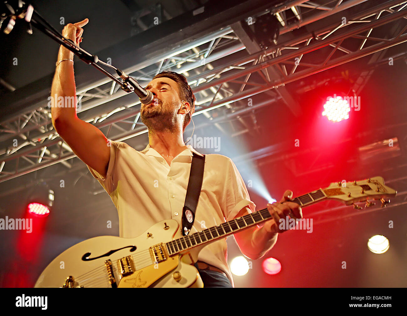 The Courteeners performing live on stage at Liverpool O2 Academy ...
