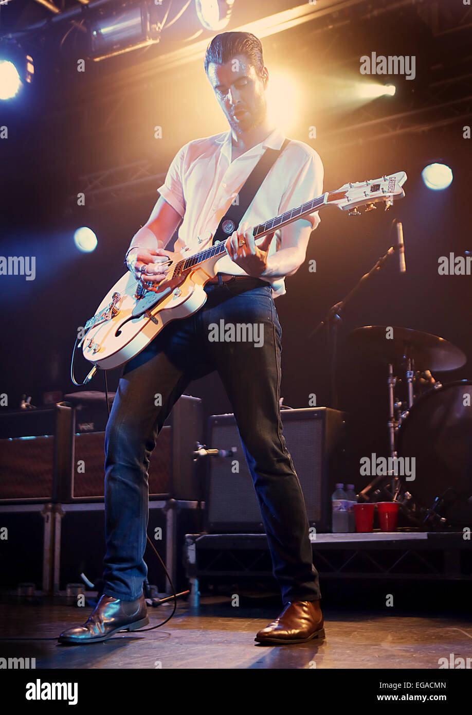 The Courteeners performing live on stage at Liverpool O2 Academy ...