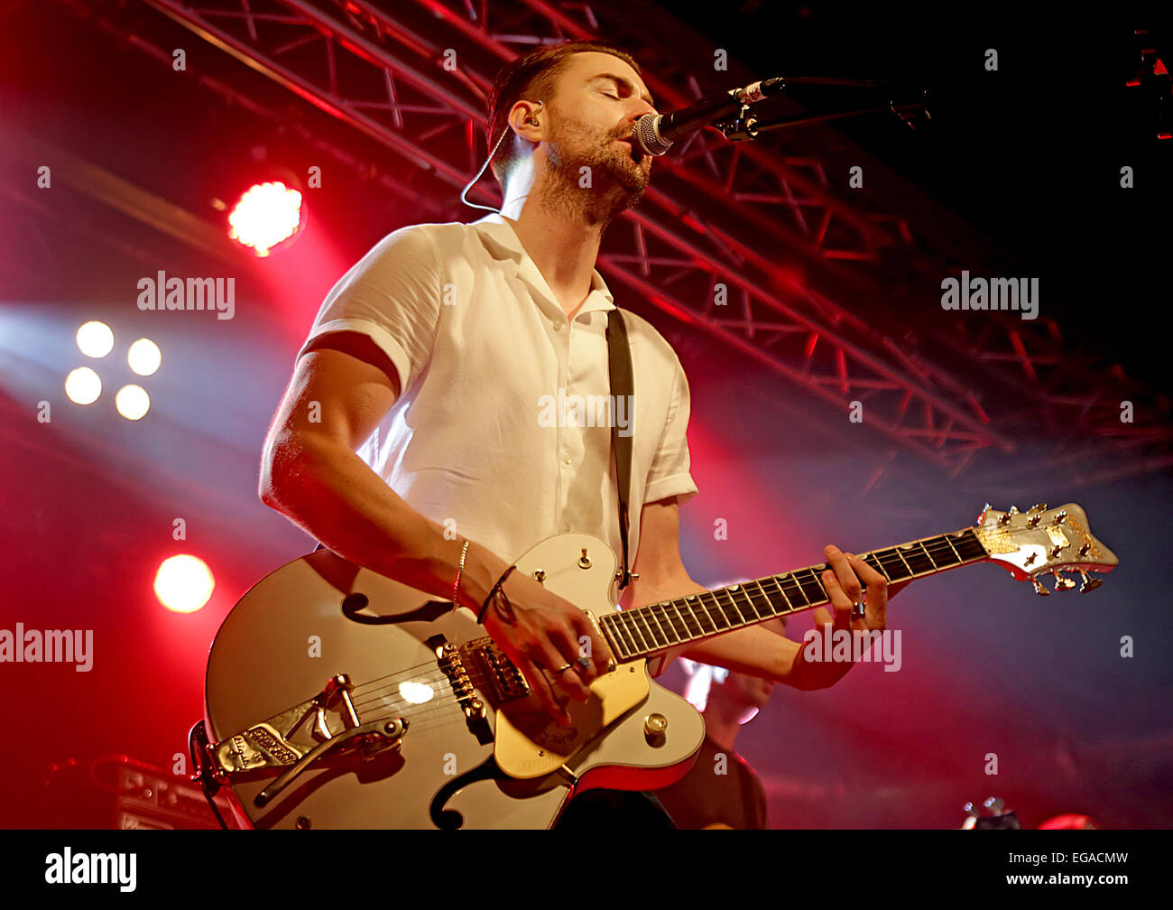 The Courteeners performing live on stage at Liverpool O2 Academy ...