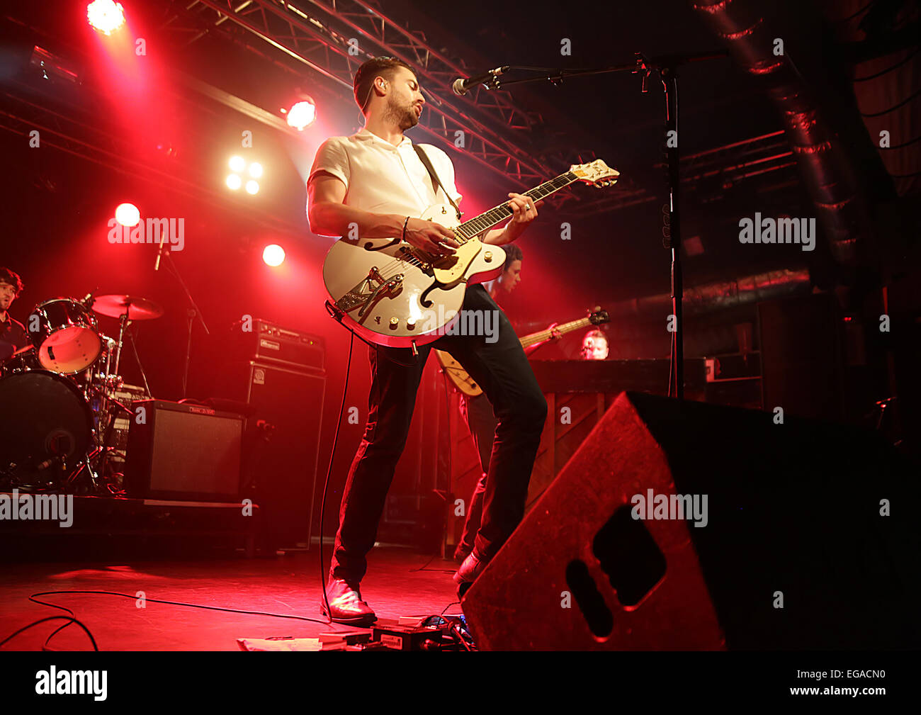 The Courteeners performing live on stage at Liverpool O2 Academy ...