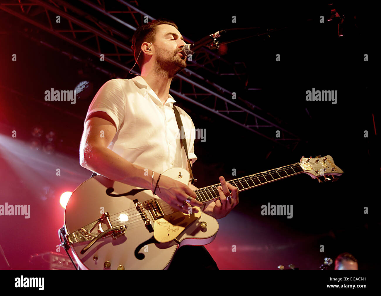 The Courteeners performing live on stage at Liverpool O2 Academy ...