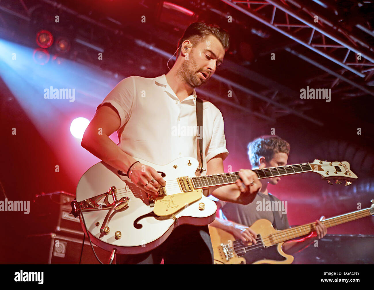 The Courteeners performing live on stage at Liverpool O2 Academy ...