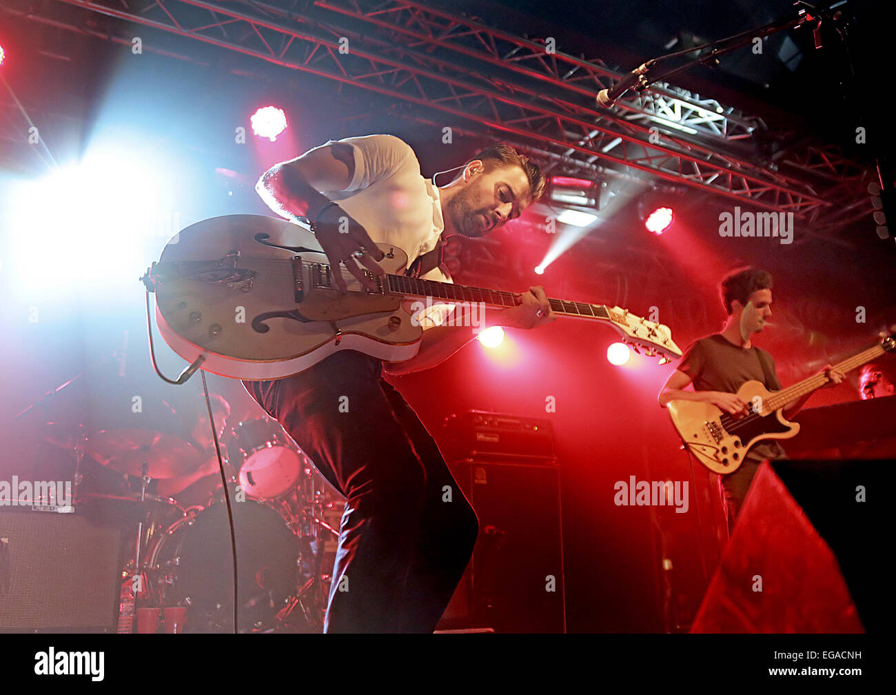 The Courteeners performing live on stage at Liverpool O2 Academy ...