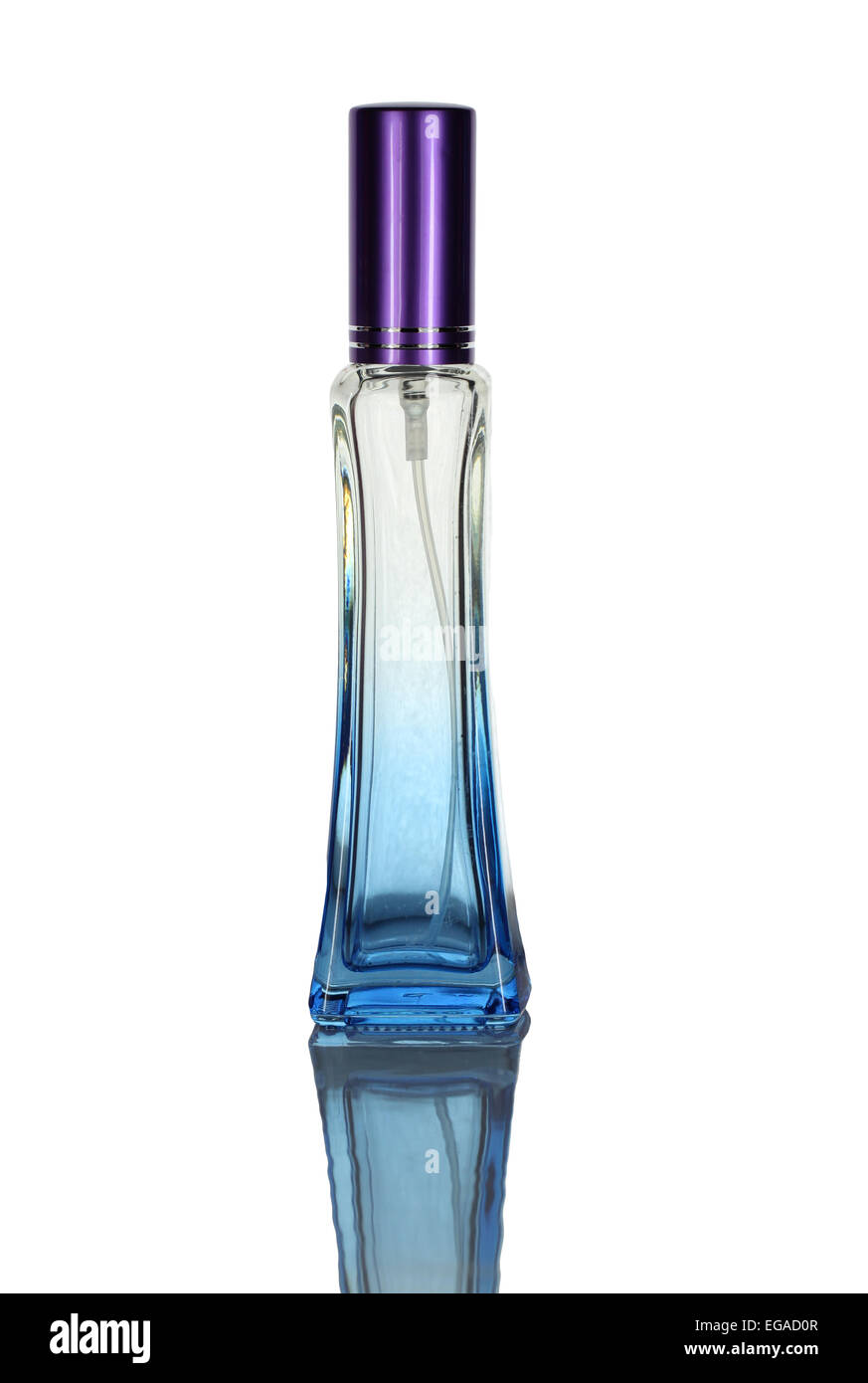 New perfume bottles that are not in use isolated on white background ...