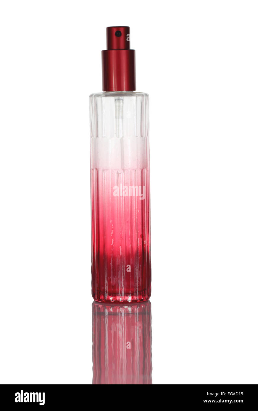 New perfume bottles that are not in use isolated on white background ...