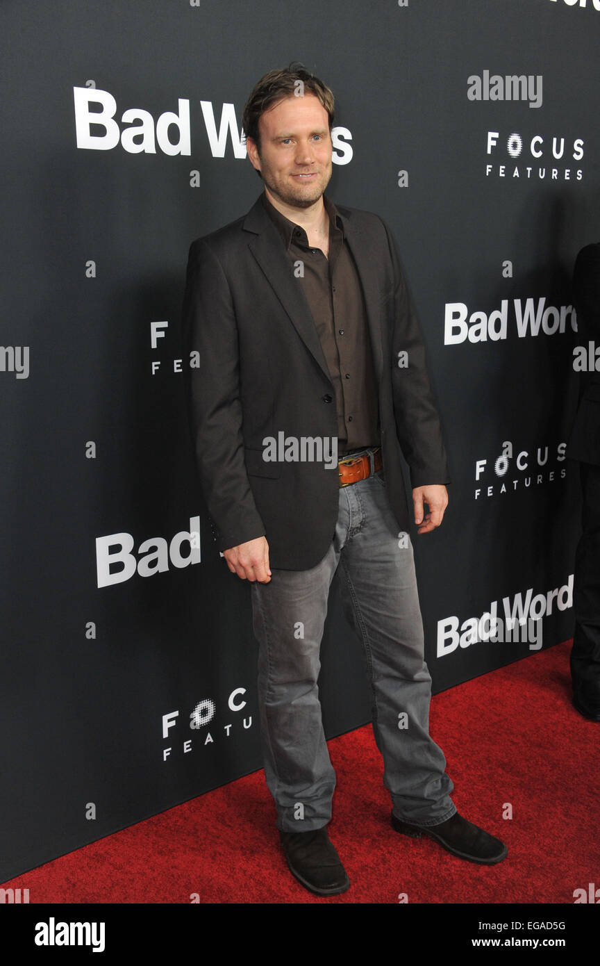 LOS ANGELES, CA - MARCH 5, 2014: Greg Cromer at the Los Angeles ...