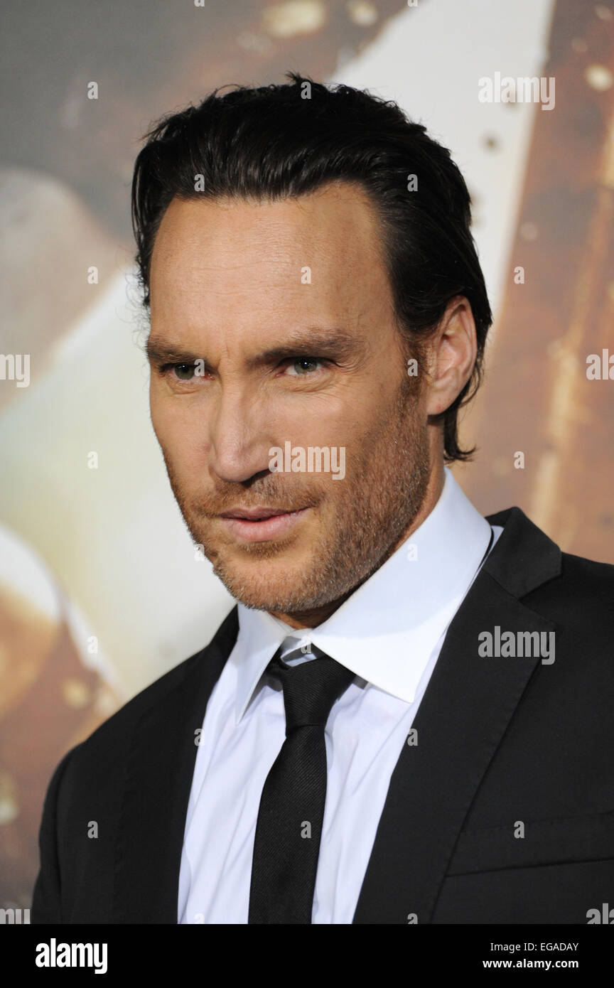 LOS ANGELES, CA - MARCH 4, 2014: Callan Mulvey at the premiere of his ...