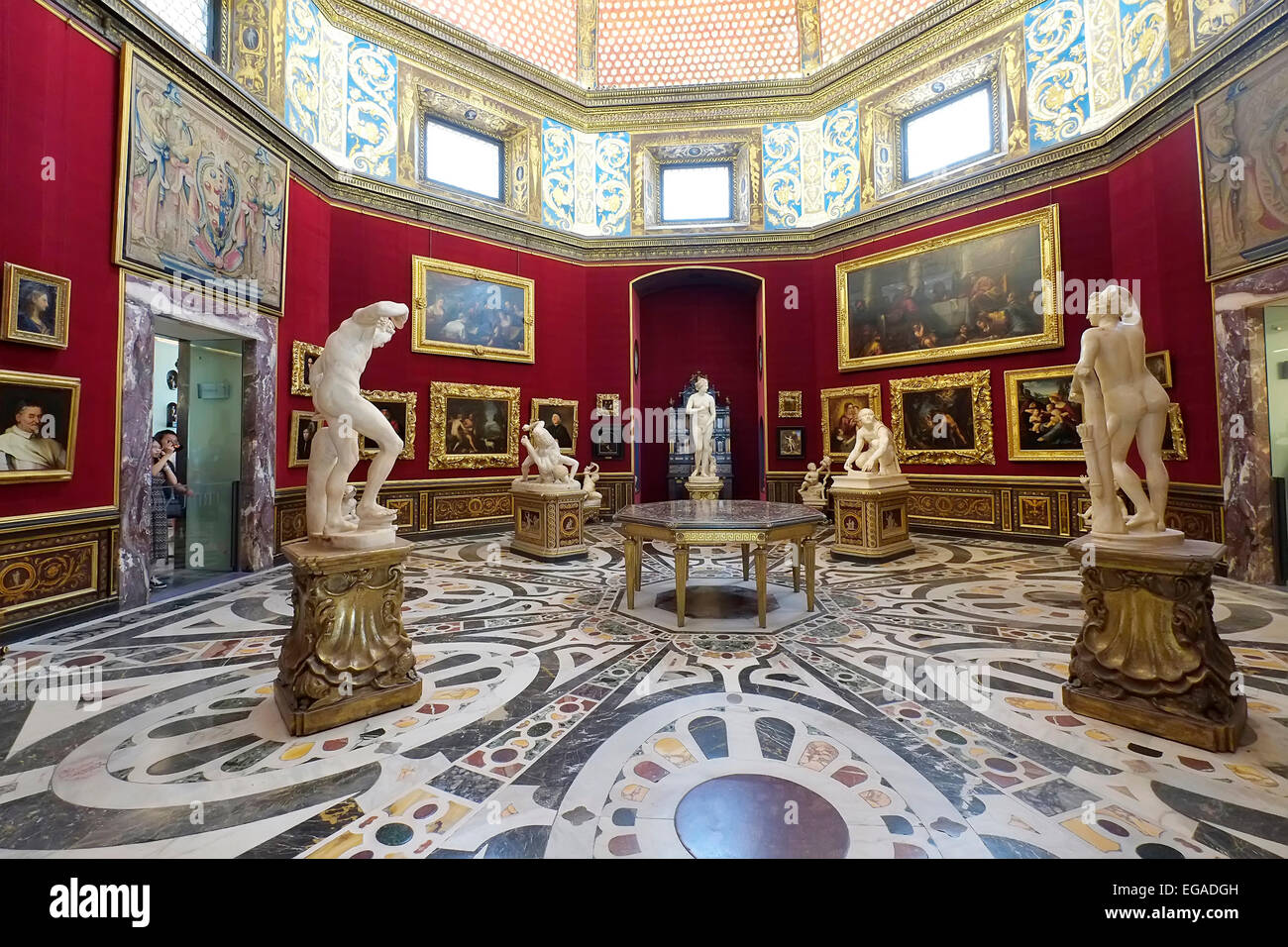 Uffizi Gallery Florence Italy IT Renaissance EU Europe Tuscany Stock ...