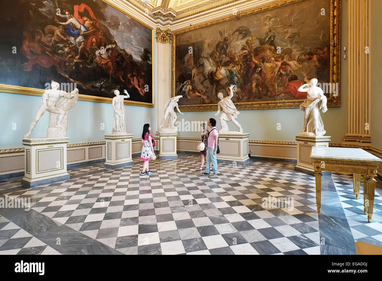 Uffizi Gallery Florence Italy IT Renaissance EU Europe Tuscany Stock ...