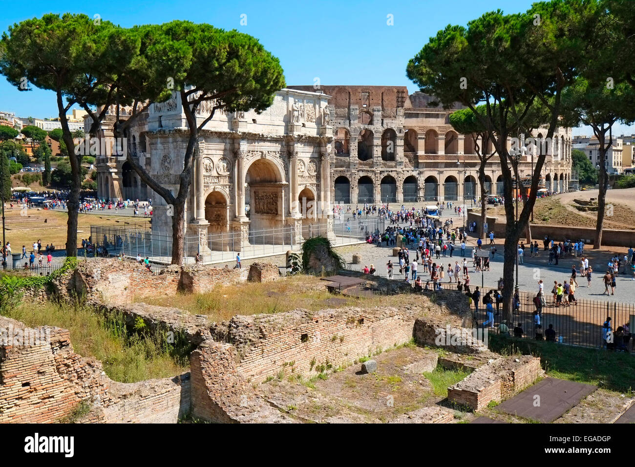 Seven hills of rome hi-res stock photography and images - Alamy