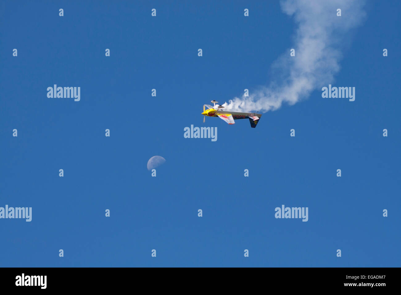 Red BUll RC Stunt Plane and Mood shot at air display Stock Photo - Alamy