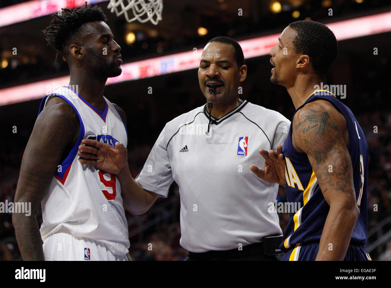 Philadelphia, Pennsylvania, USA. 20th Feb, 2015. Philadelphia 76ers ...