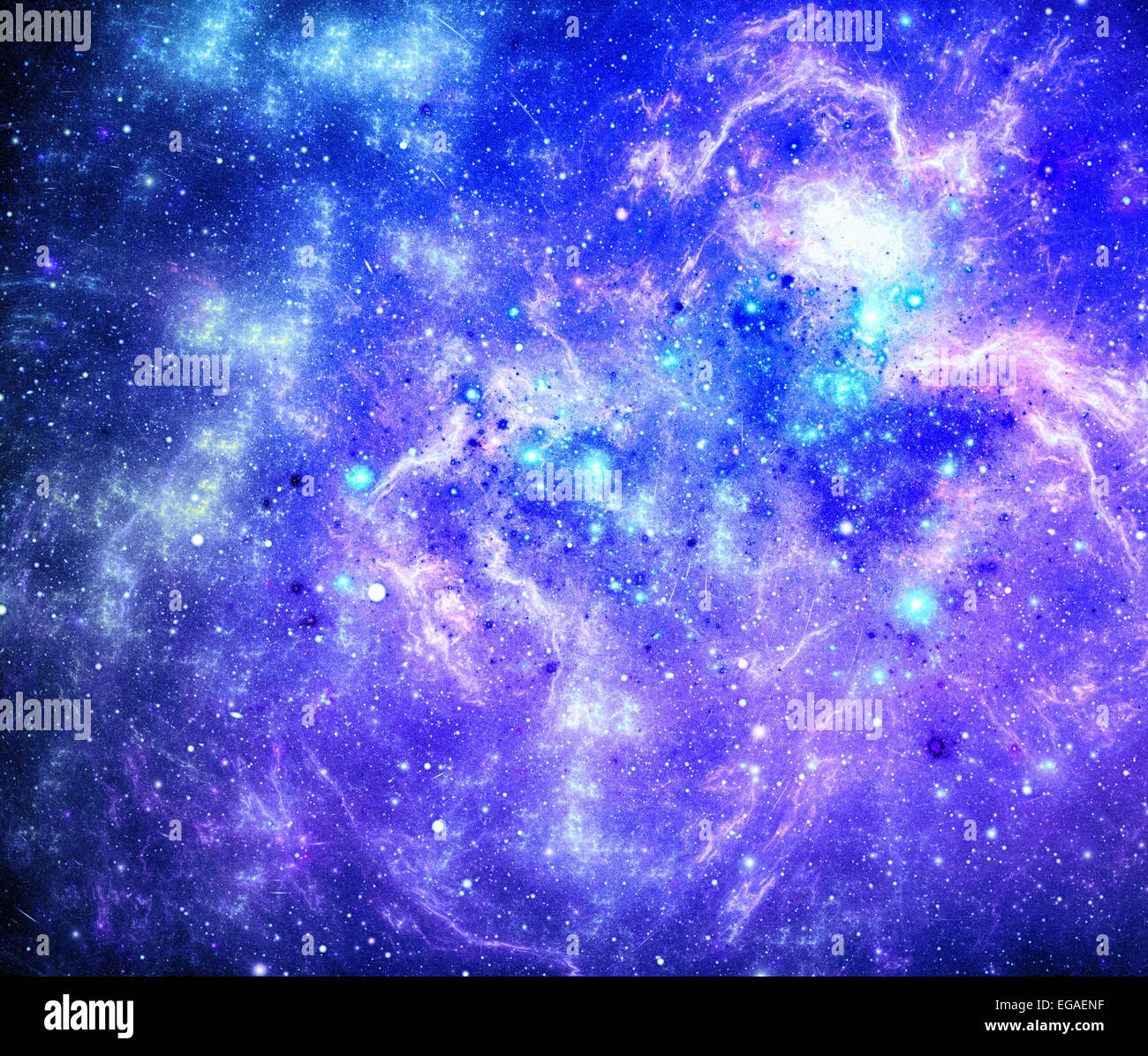 Dark deep space with nebula with stars Stock Photo - Alamy