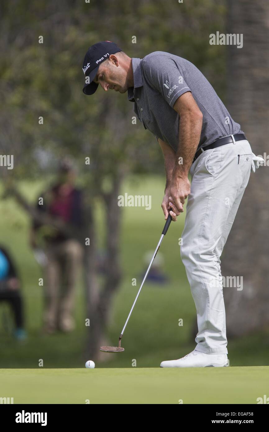 Los Angeles, California, USA. 20th Feb, 2015. Geoff Ogilvy of Australia ...