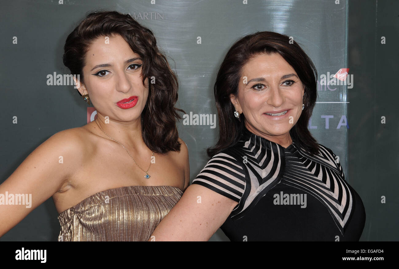 Los Angeles, California, USA. 20th Feb, 2015. Elizabeth Yianni-Georgiou ...