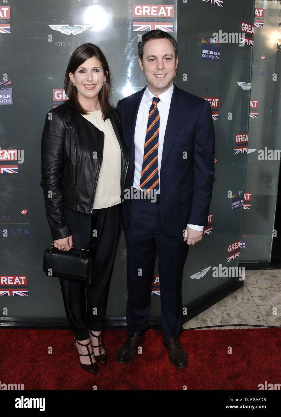 Los Angeles, California, USA. 20th Feb, 2015. Nora Grossman, Ido ...