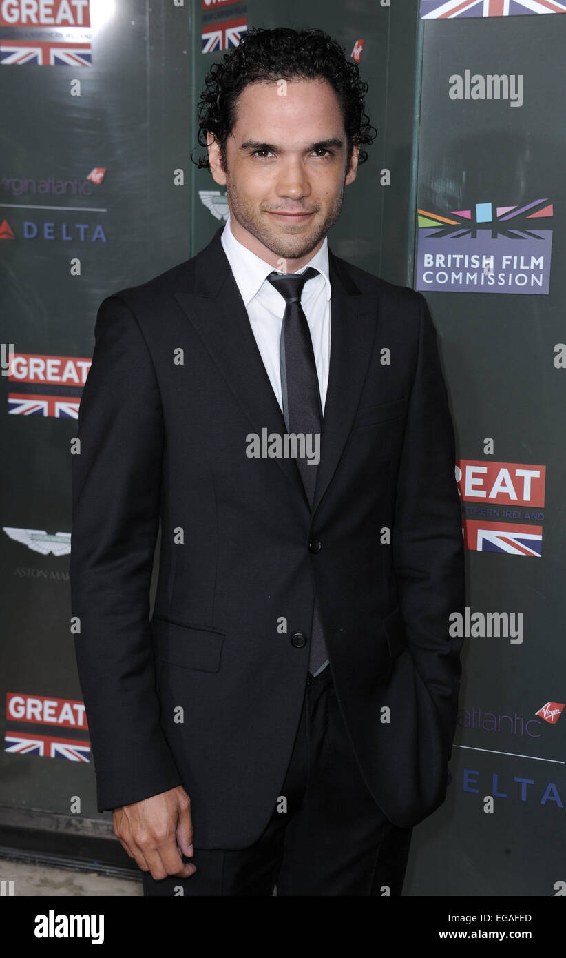 Los Angeles, California, USA. 20th Feb, 2015. Reece Ritchie attending ...