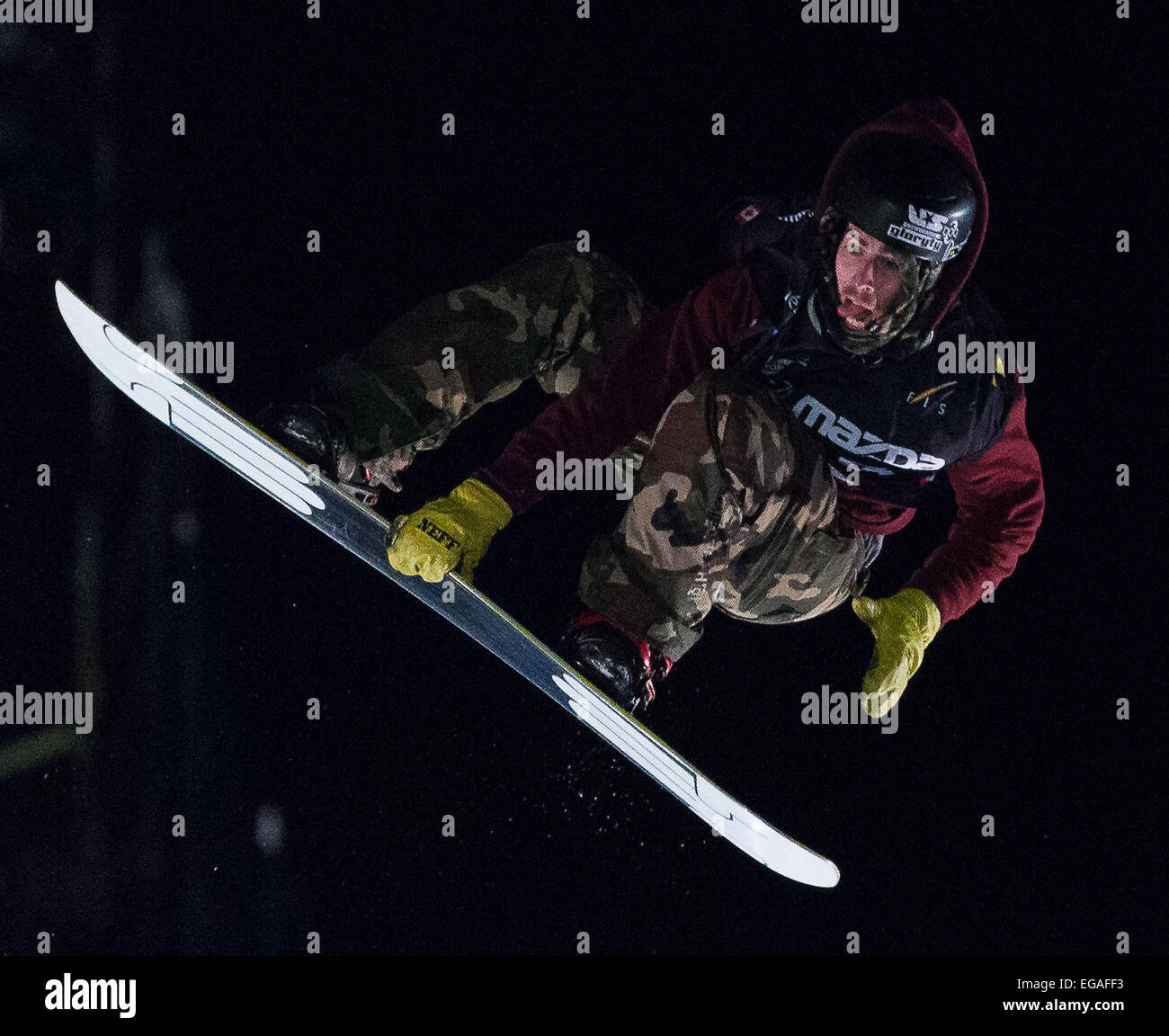 Quebec, Canada. 20th February, 2015. Eric Beauchemin of United States ...