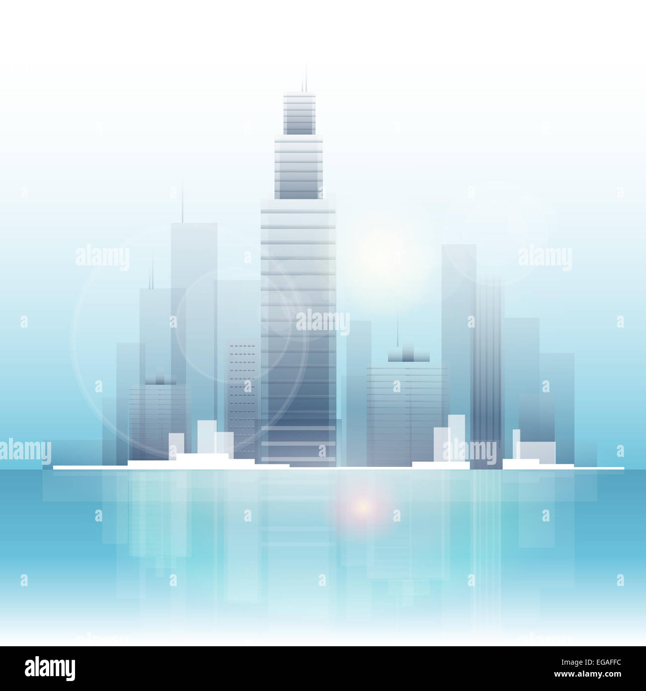 City skyscraper view cityscape background skyline Stock Photo - Alamy