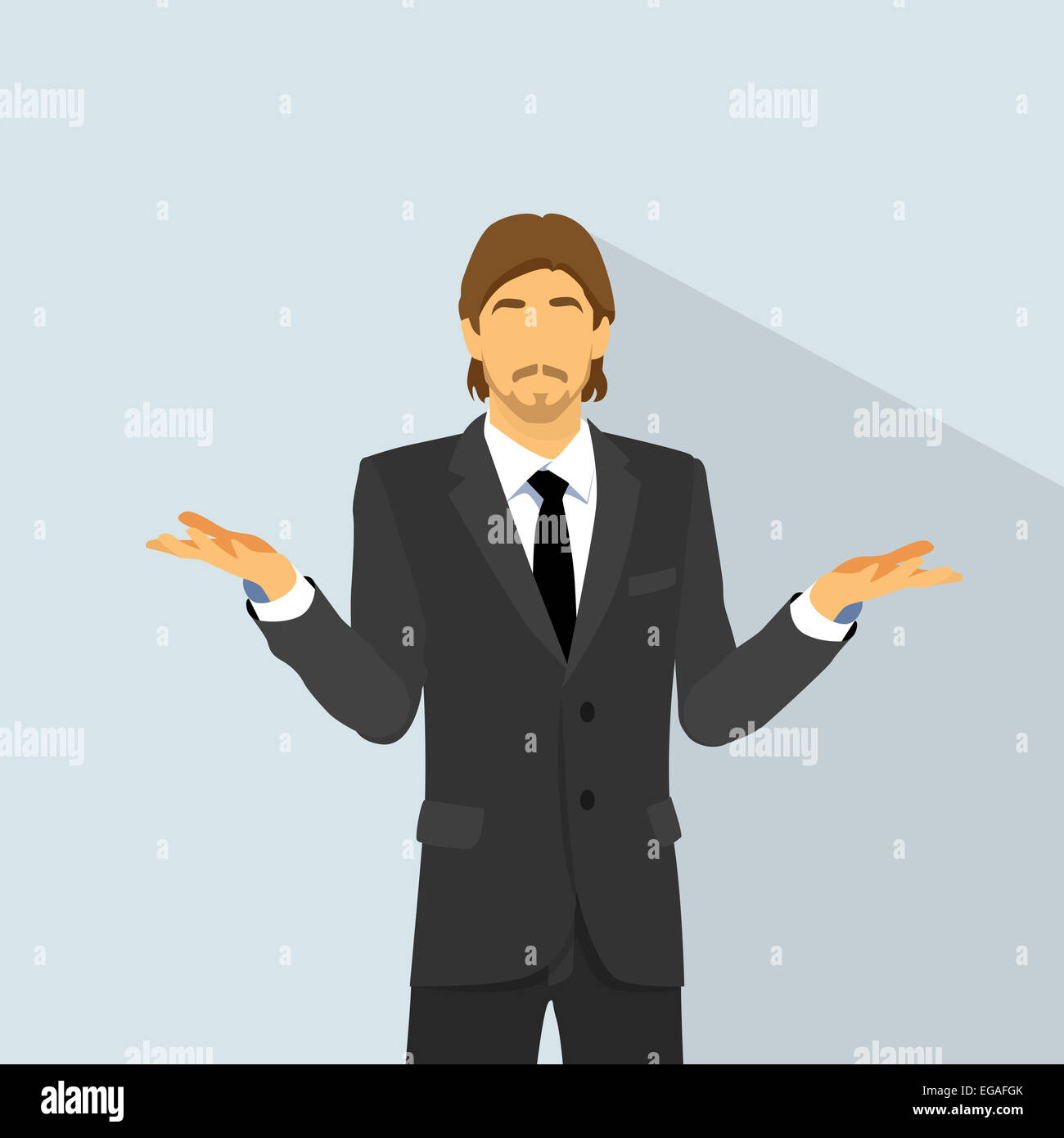 man confused expression hold palm up question, unexpected hand gesture ...