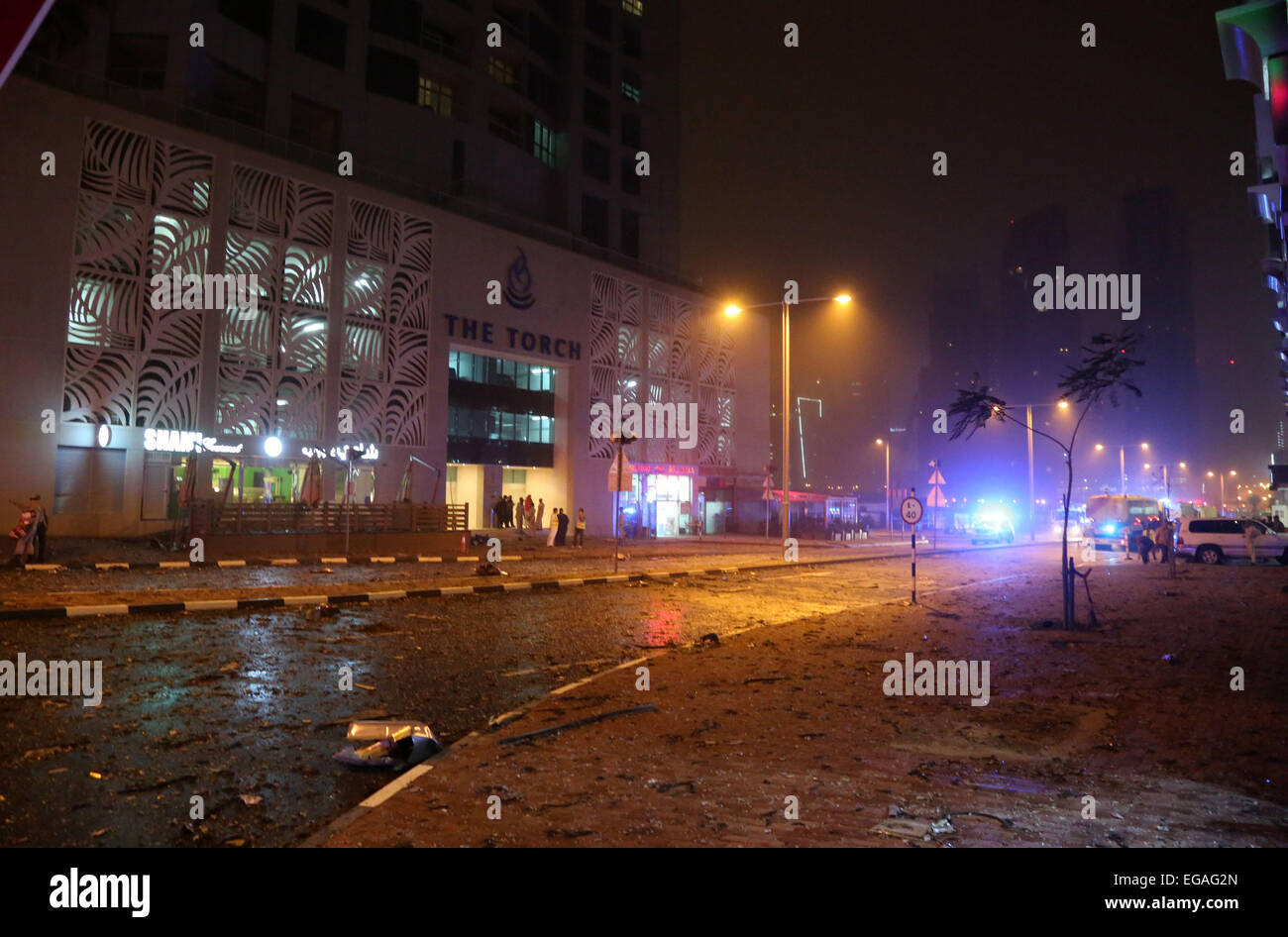 Torch building dubai hi-res stock photography and images - Alamy