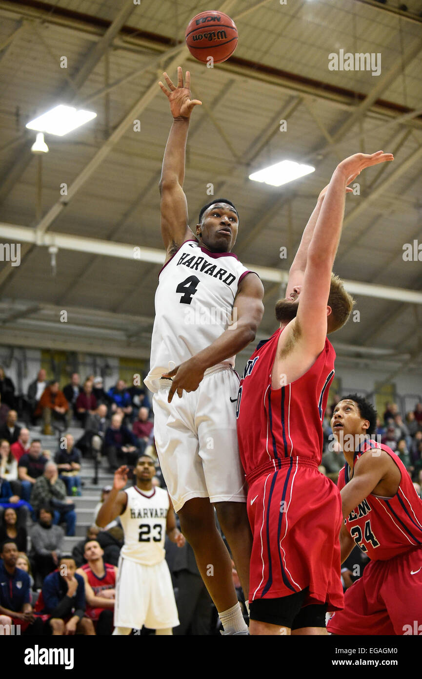 Boston, Massachusetts, USA. 13th Feb, 2015. Harvard Crimson forward ...