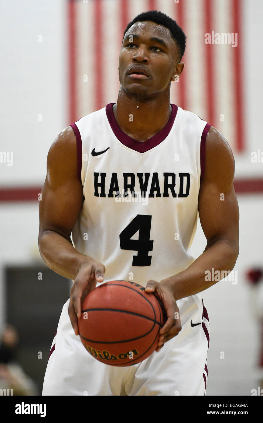 Boston, Massachusetts, USA. 13th Feb, 2015. Harvard Crimson forward ...