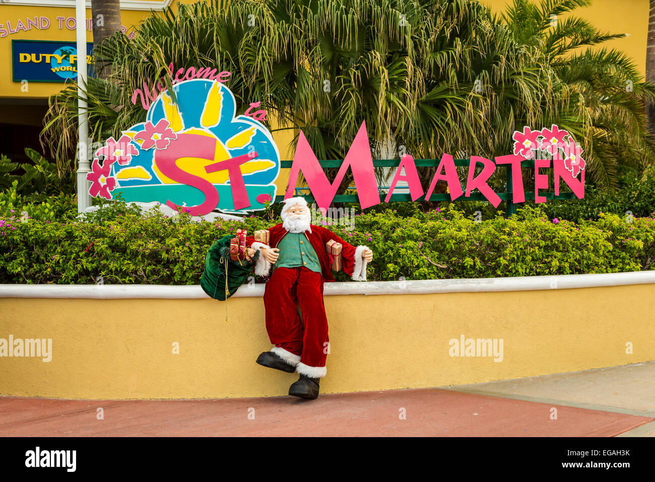 Welcome st maarten sign hi-res stock photography and images - Alamy
