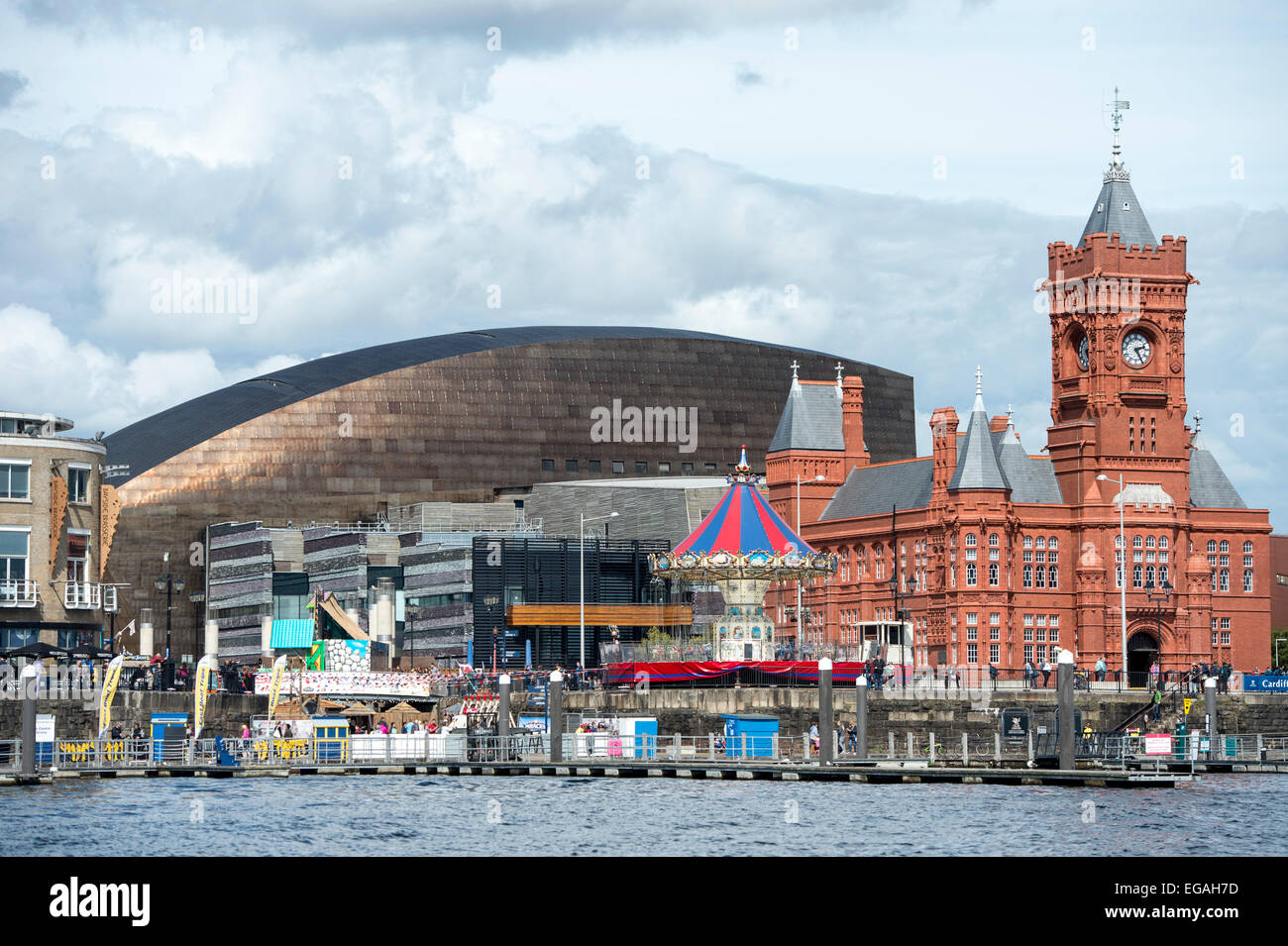 Mermaid Quay, Cardiff, Wales Stock Photo - Alamy
