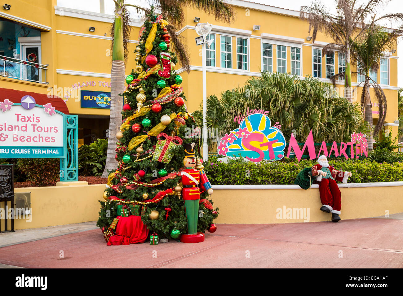 Welcome st maarten sign hi-res stock photography and images - Alamy