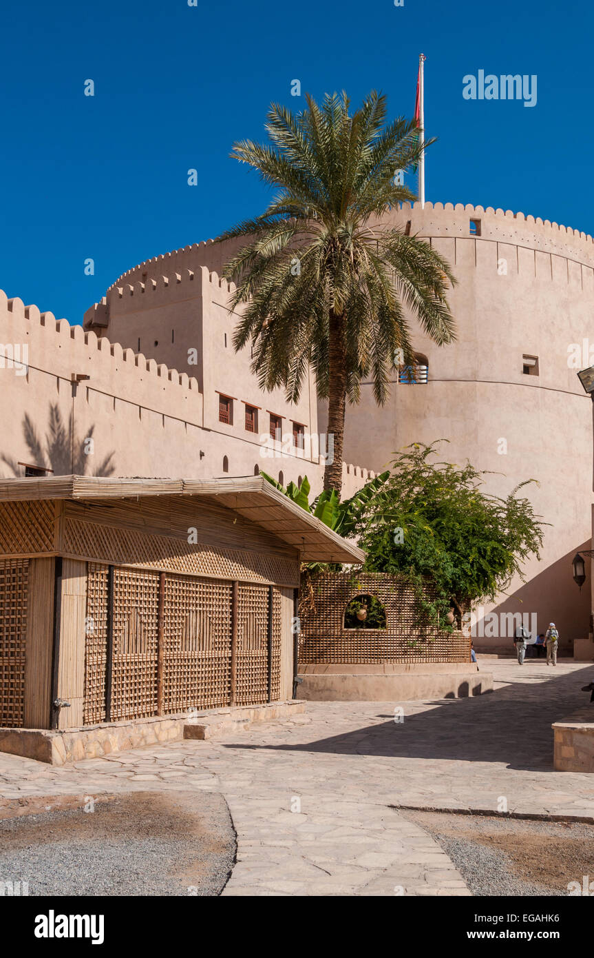 Nizwa Fort courtyard, Oman Stock Photo - Alamy