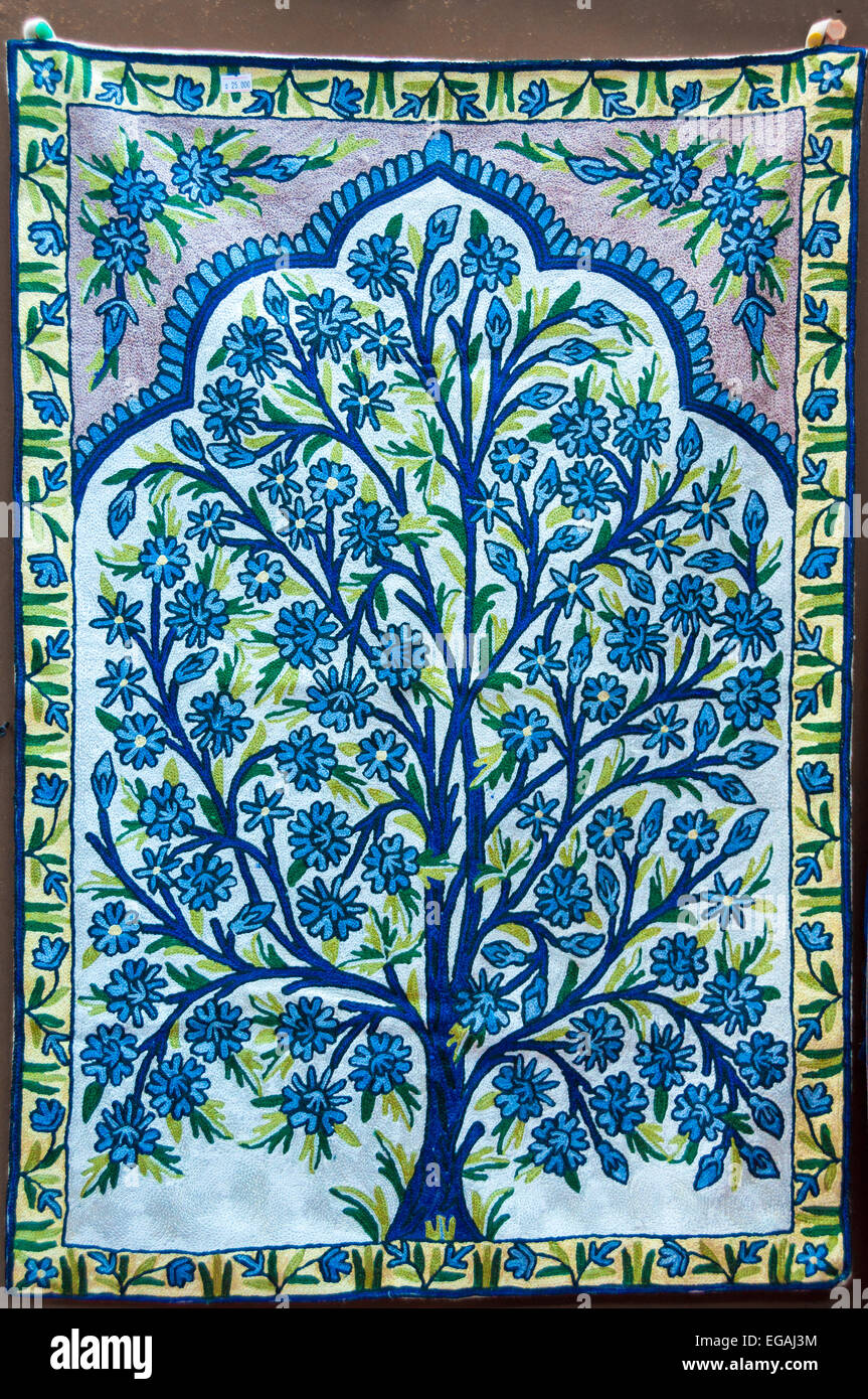 Colorful fabric hanging on sale in a shop Mutrah Souk, in Mutrah ...