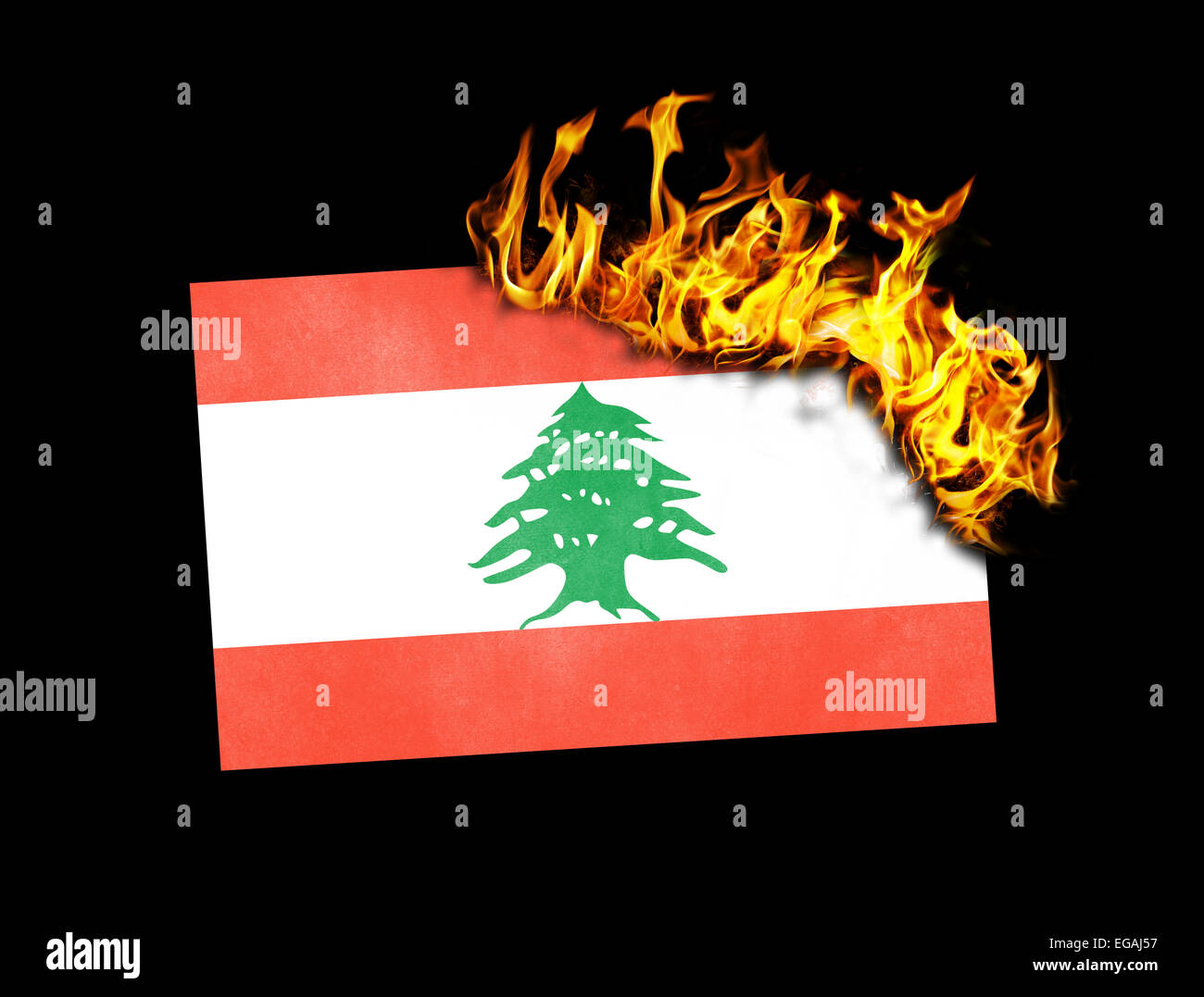Lebanese flag night hi-res stock photography and images - Alamy