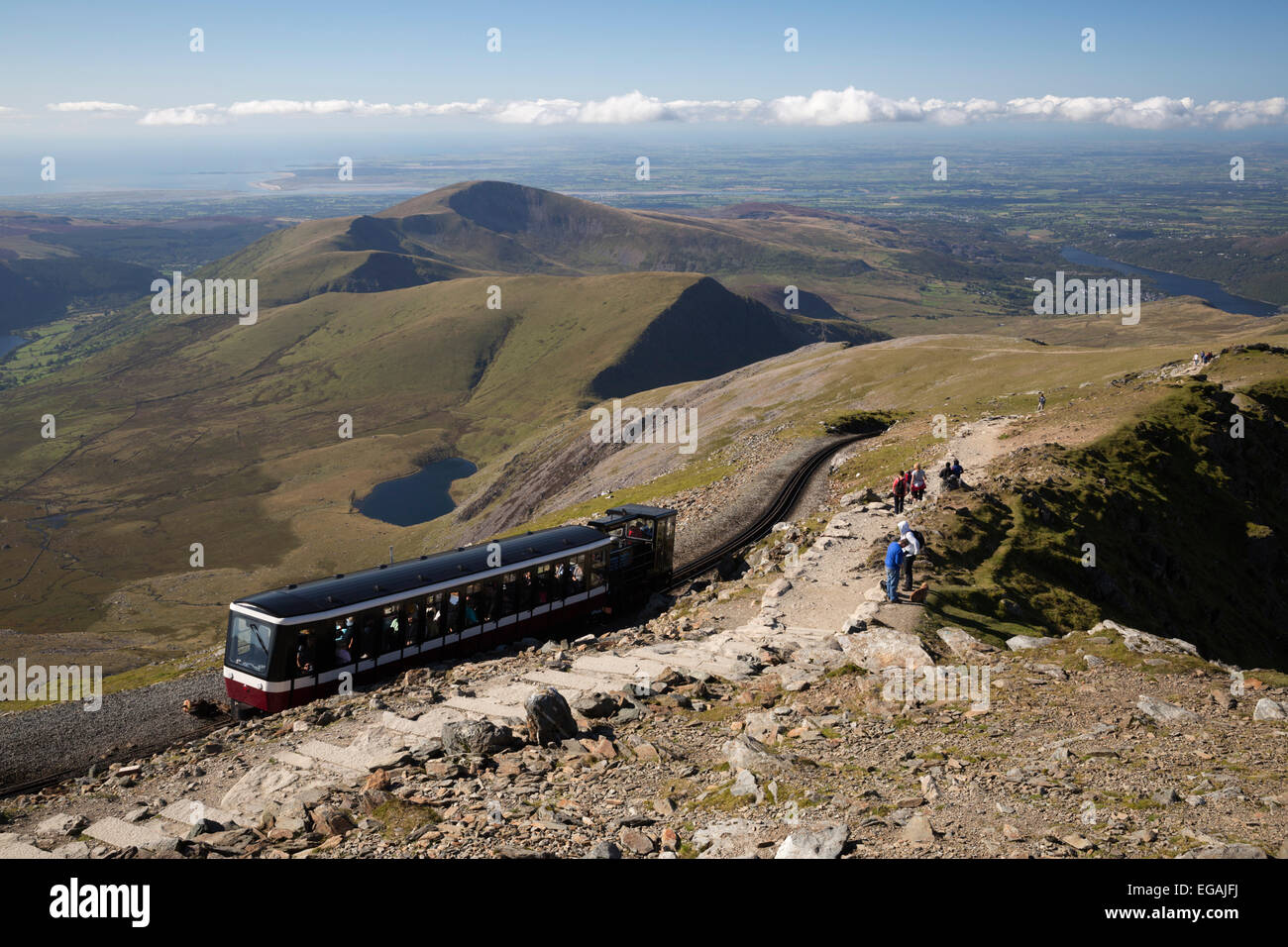 Mount snowdon railway hi-res stock photography and images - Alamy