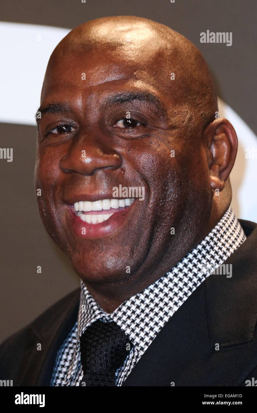 Los Angeles, CA, USA. 20th Feb, 2015. Magic Johnson in attendance for ...