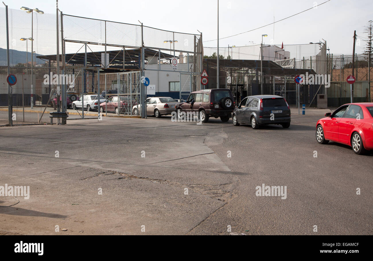 Moroccan border spanish exclave hi-res stock photography and images - Alamy