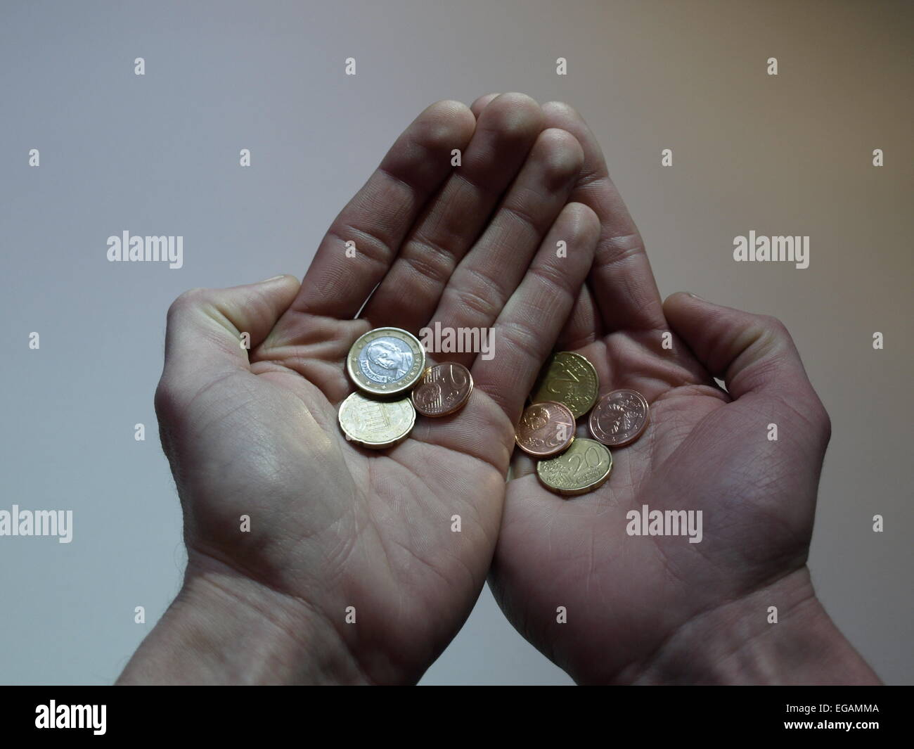 Hands with money Stock Photo - Alamy