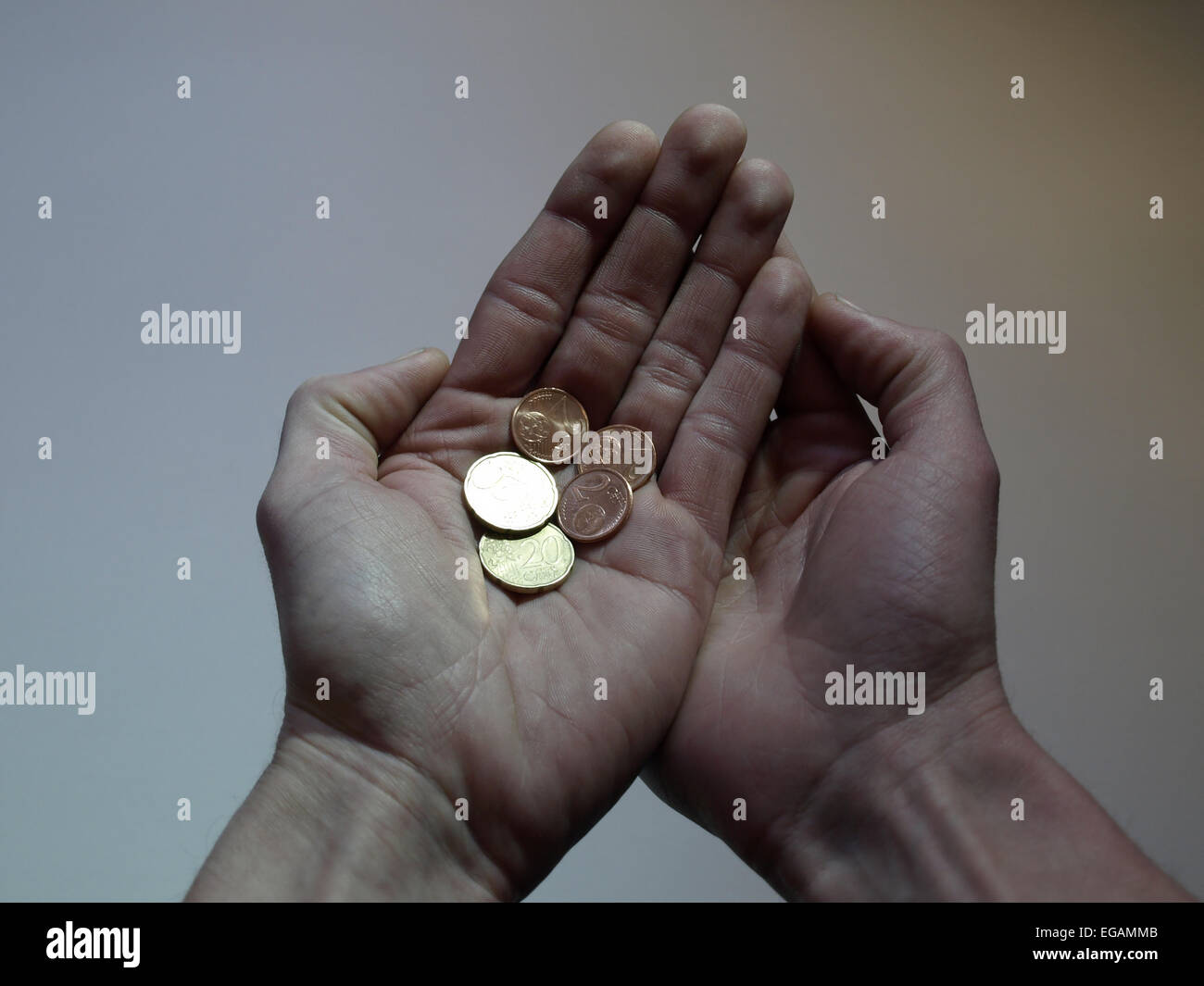 Hands with money Stock Photo - Alamy