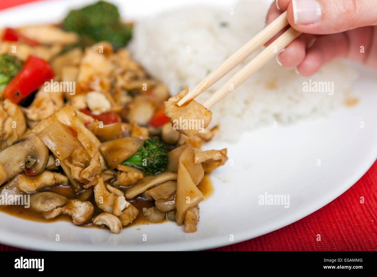 Delicious Asian food Stock Photo - Alamy