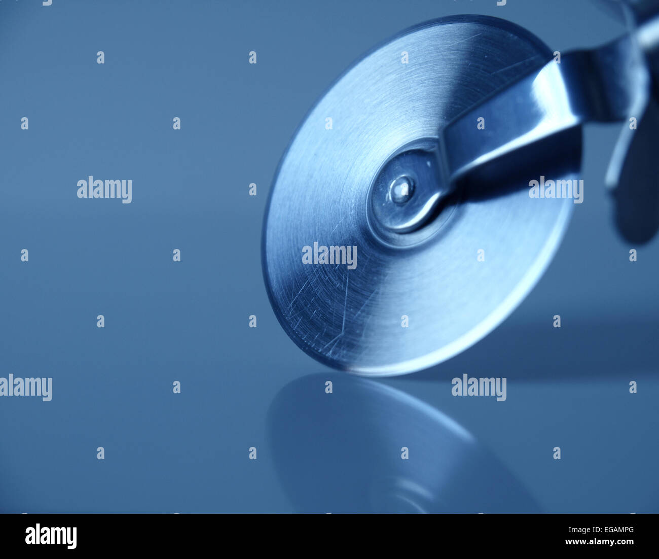 Kitchen tools in blue Stock Photo - Alamy