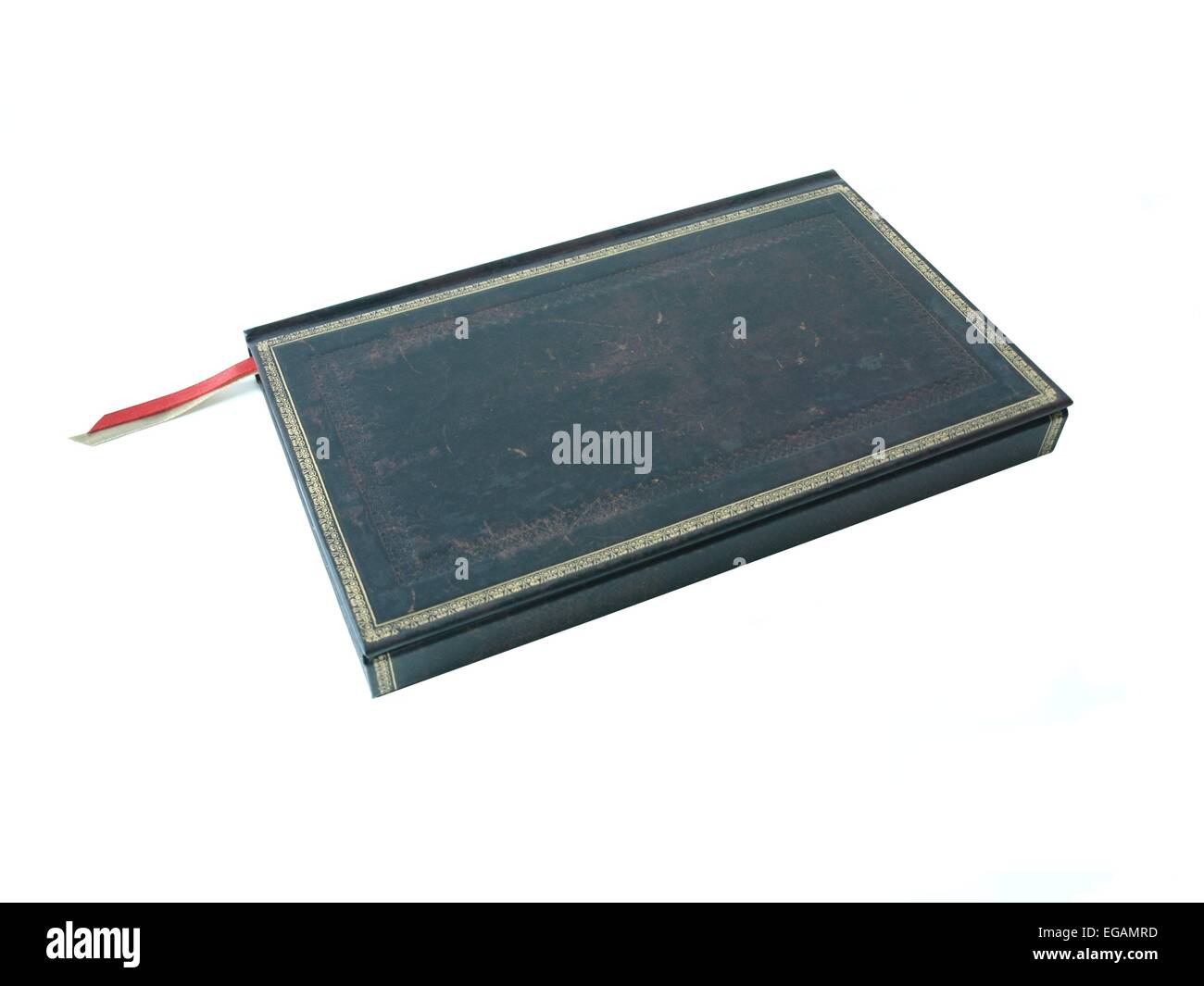 Old diary on a white background Stock Photo - Alamy