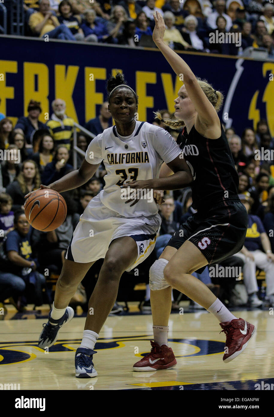 Berkeley USA CA. 18th Feb, 2015. California G # 33 Gabby Green force ...