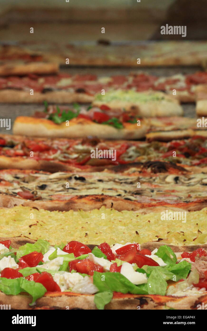 Varieties of pizza hi-res stock photography and images - Alamy